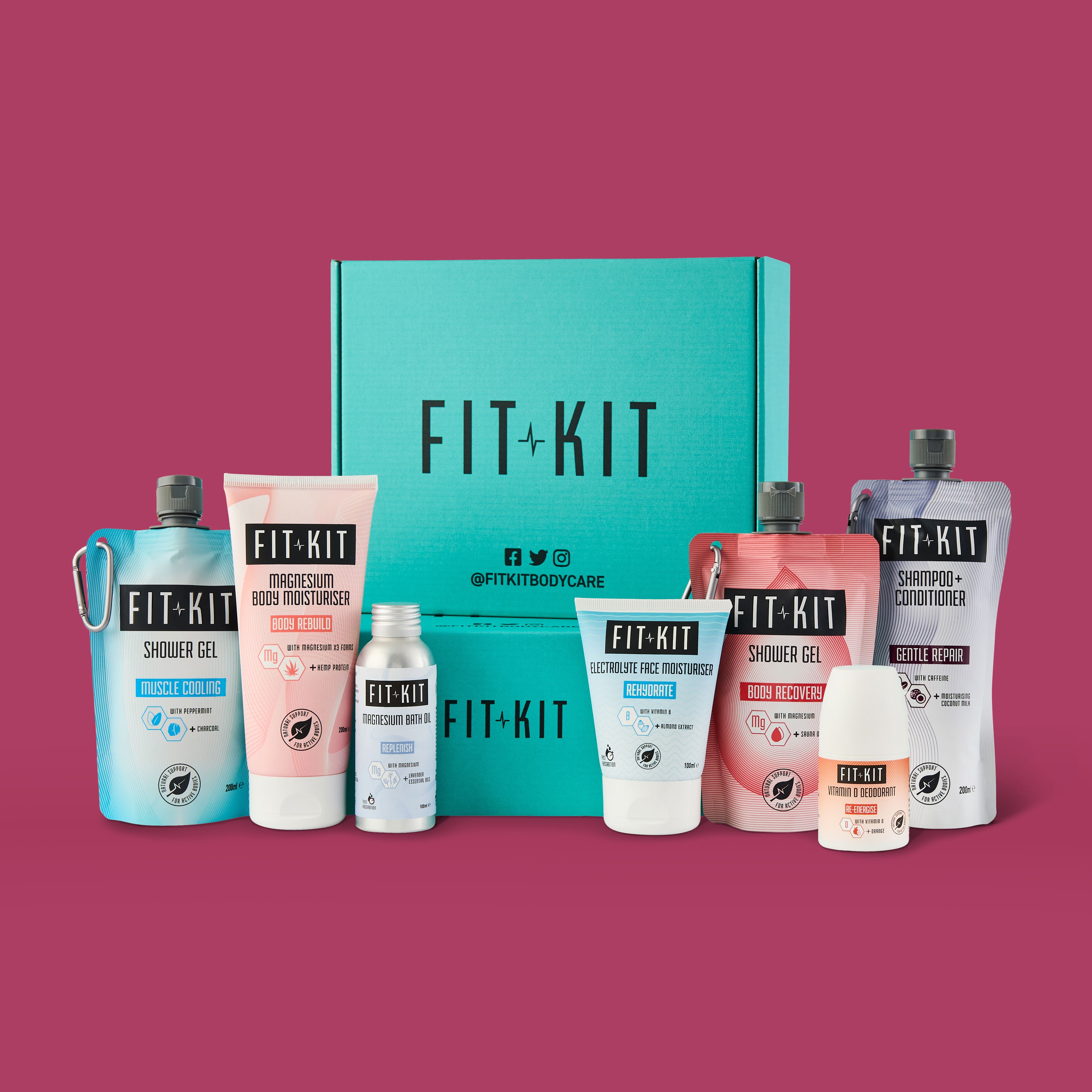 Workout Recovery Toiletry Products | Fit Kit Bodycare