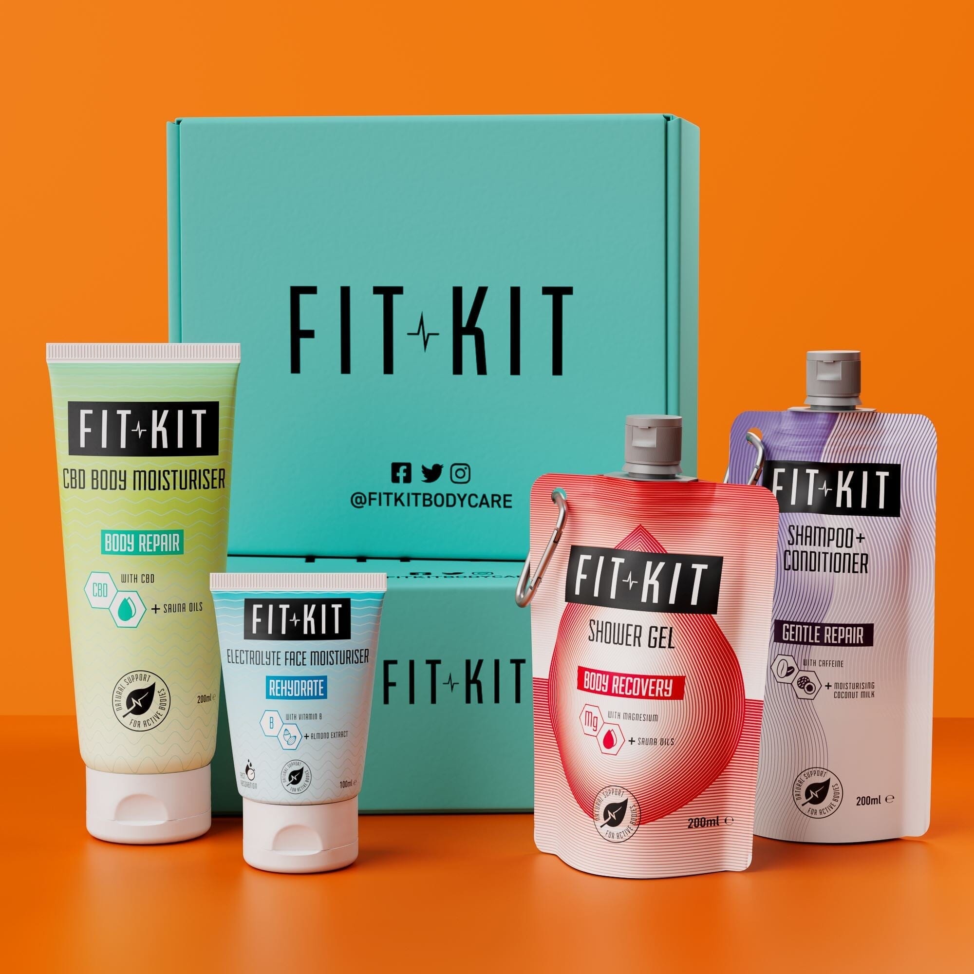 Fit Kit Bodycare | Workout Recovery Toiletry & Bodycare Products